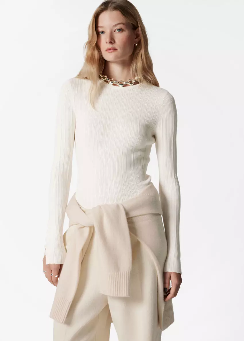 Buy & Other Stories Rib-Knit Top Online | ZALORA Malaysia