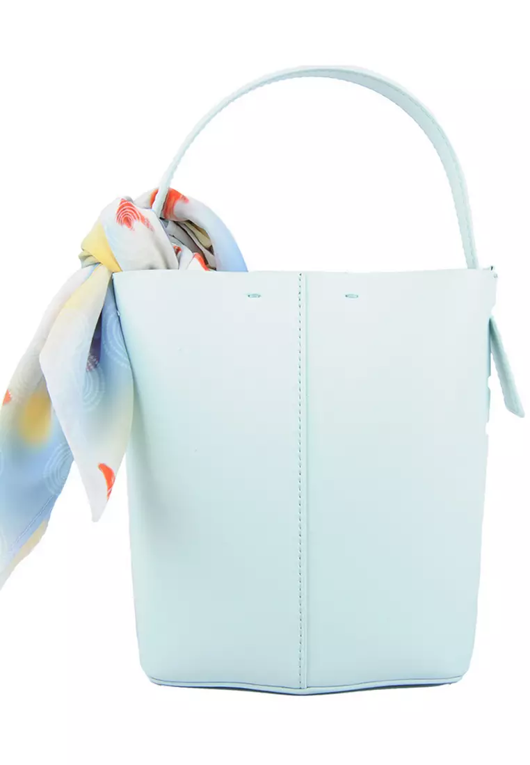 RO Bags Terranova Felucca Mini Top Handle Bucket Bag in Mint Green ...