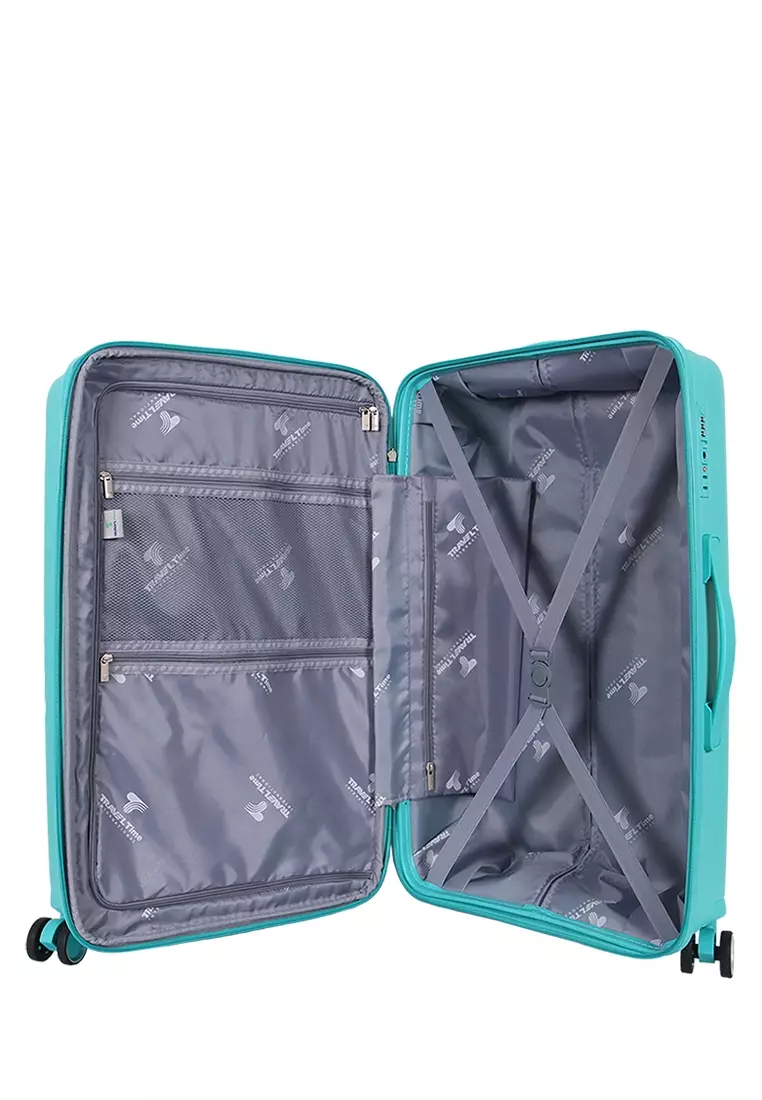 Jual Travel Time Travel Time Koper PP TRUNK 24 inci HY827-24 Ice Blue ...