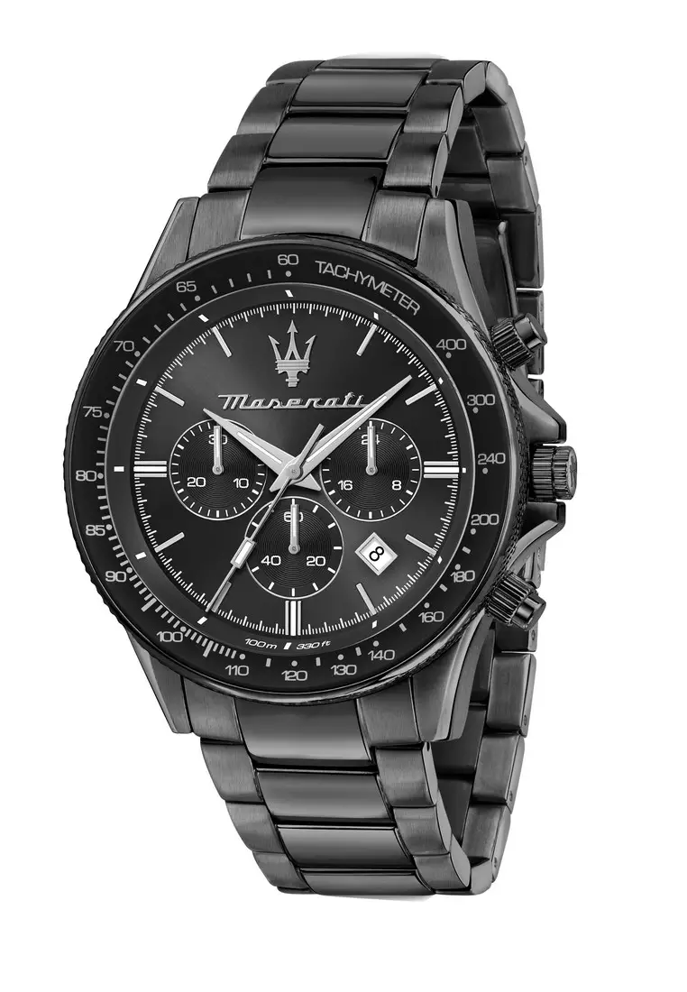 Buy Maserati 【Online Exclusive】Maserati Sfida 44mm Men's Black Steel ...