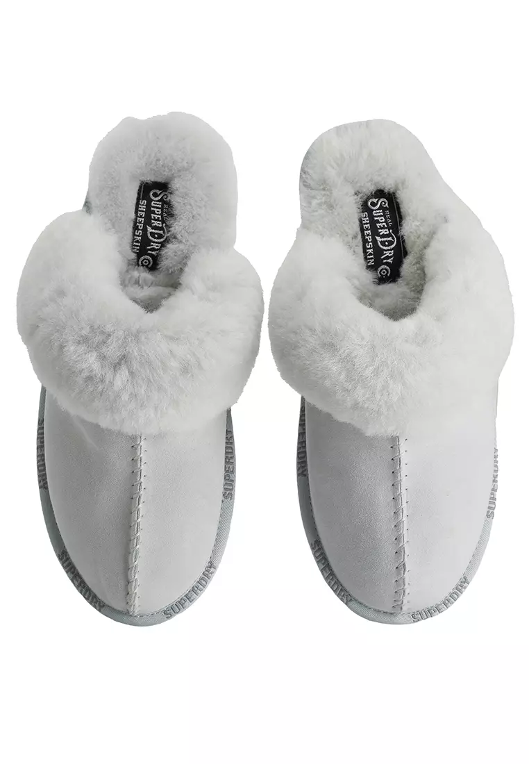 Buy Superdry Suede Mule Slippers 2026 Online | ZALORA