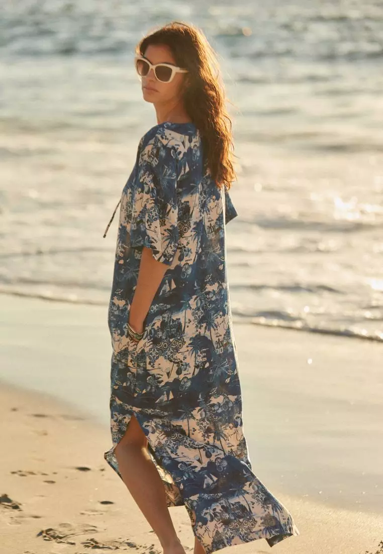 Buy NEXT Summer Maxi Kaftan Dress 2025 Online | ZALORA