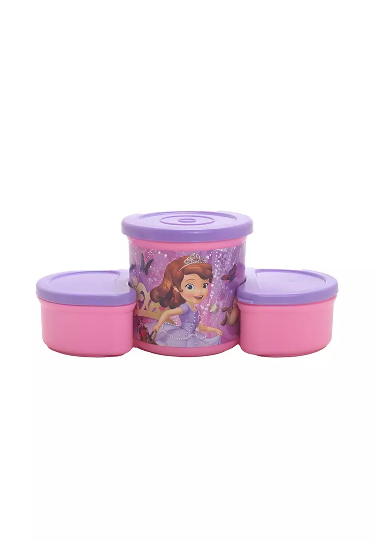 Jual Disney Sofia the First Kotak Makan Lunch Box Set isi 3 Original ...