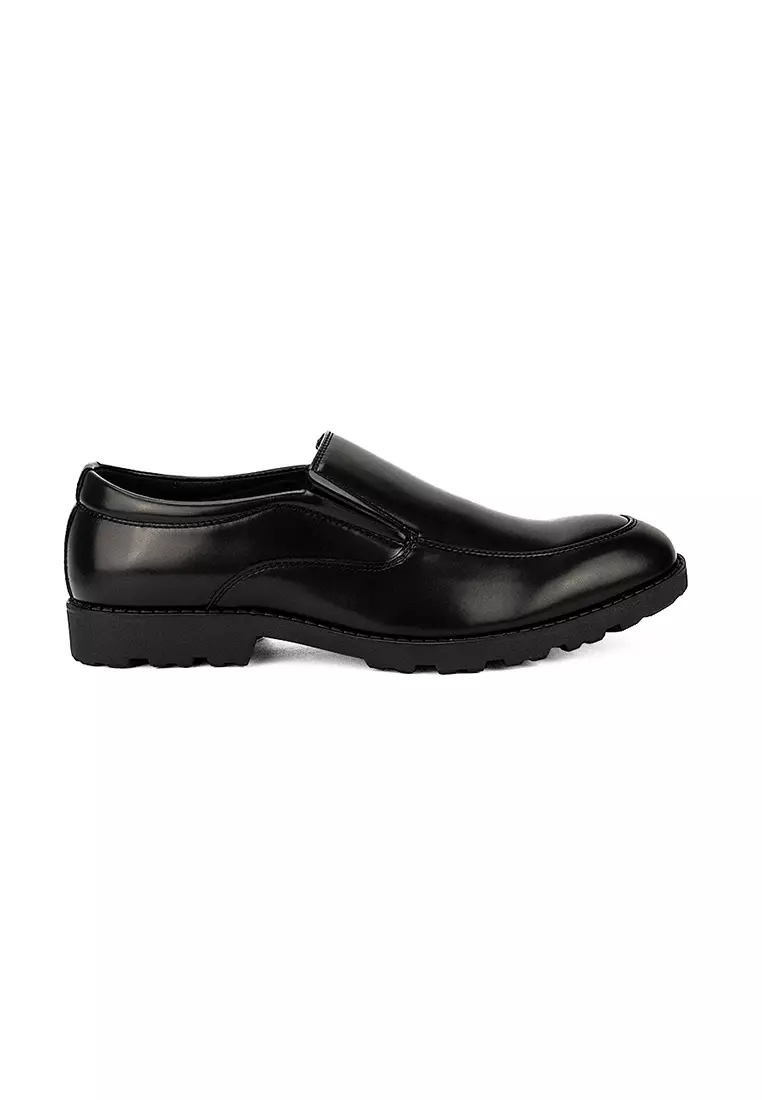 Buy Mario D' boro Runway Men's Formal Slip On Shoes MW 24080 Black C32 ...