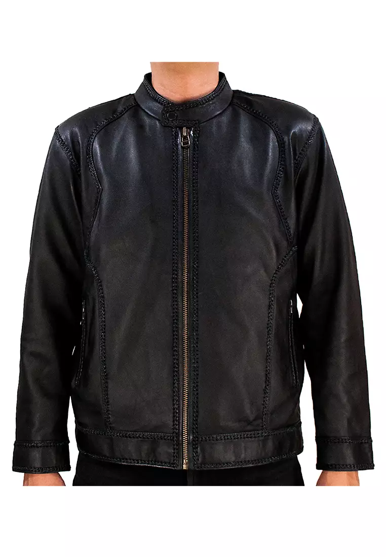 Jual JAVA SEVEN Java 7 Leather JAKET PRIA [JVJ 082] Kulit Asli Original ...