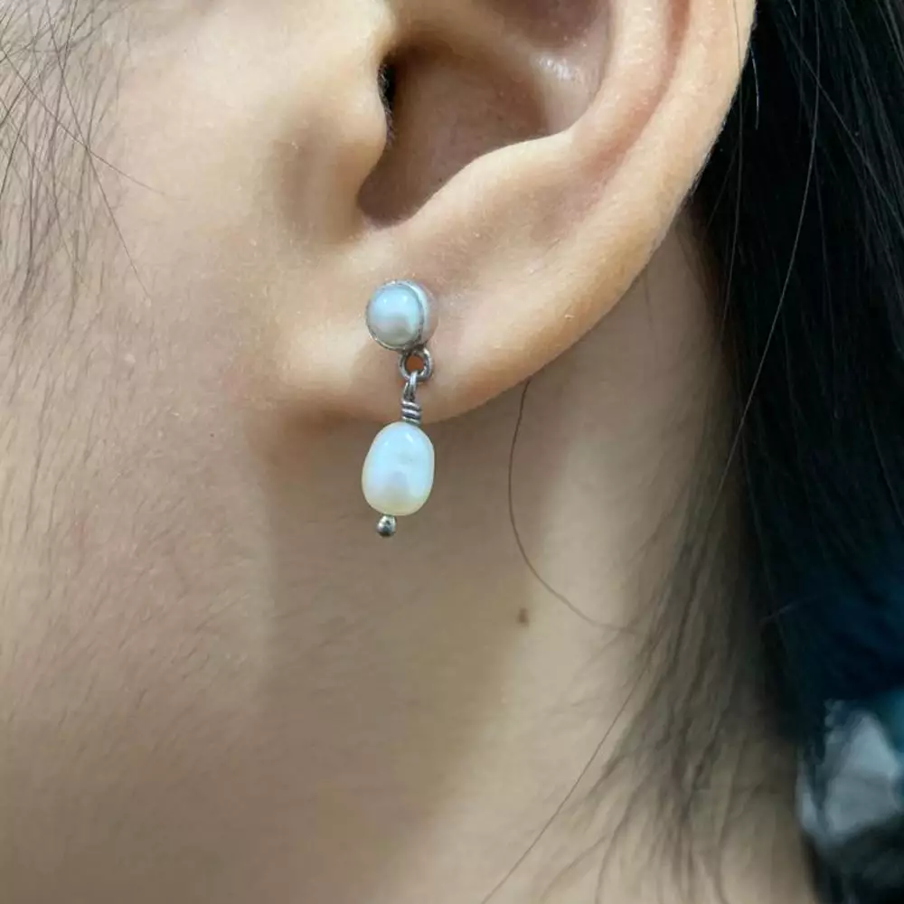 Jual Kusuma Silver Anting Earrings Sumpel Stud Tusuk Perak Silver Bali ...