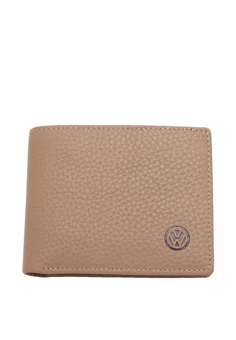 Buy Volkswagen Men's RFID Genuine Leather Bi Fold Short Wallet Online ...