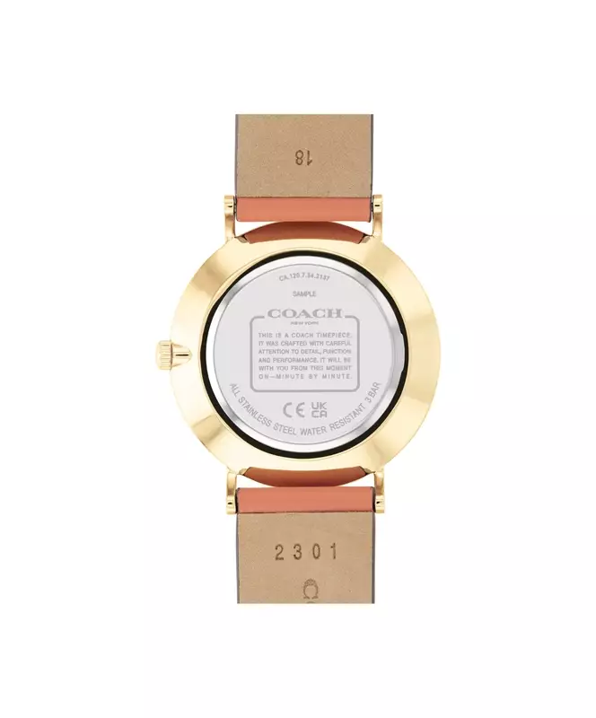 Jual Coach Coach Perry Brown Leather Strap Original 2026 | ZALORA ...