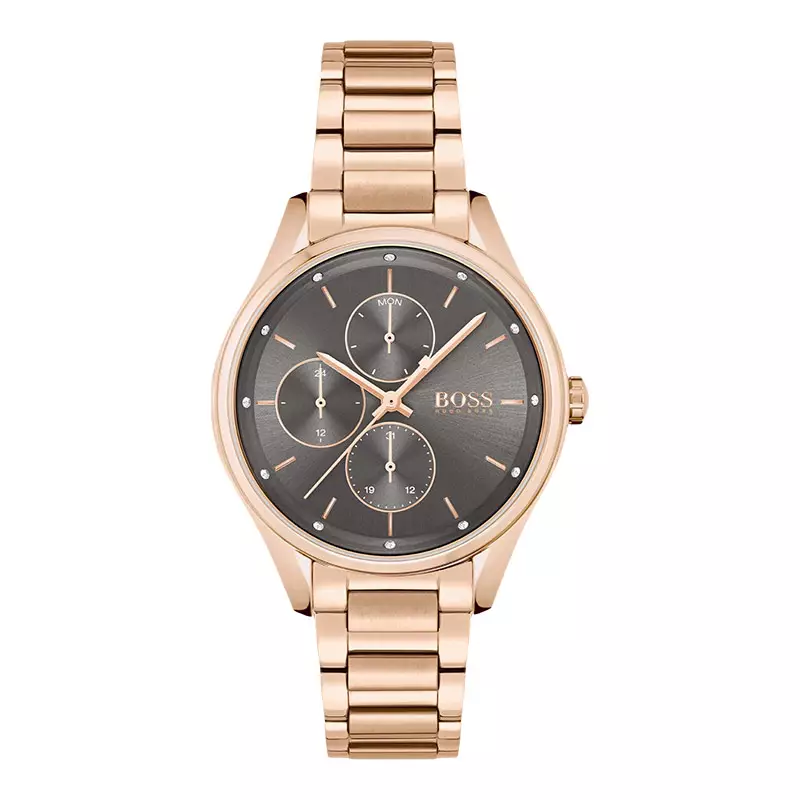 Jual Hugo Boss Jam Tangan Wanita Hugo Boss Grand Course 1502603 Grey ...