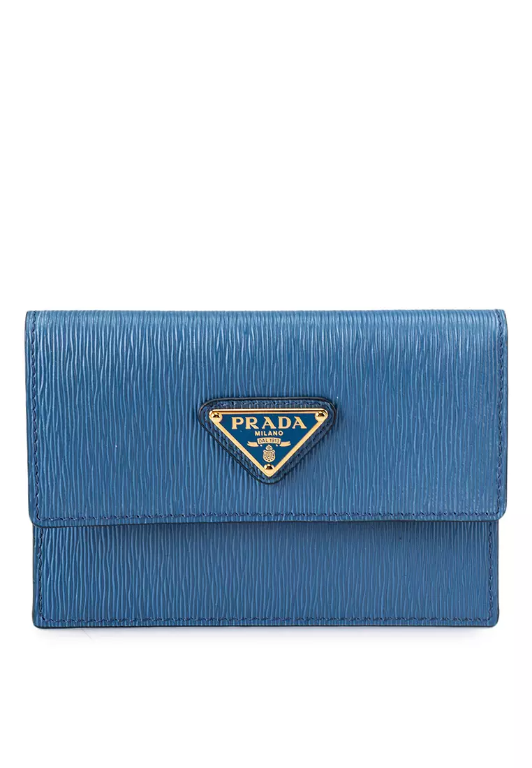 Jual Prada Triangle Logo Card Wallet (nt) Original 2024 | ZALORA ...