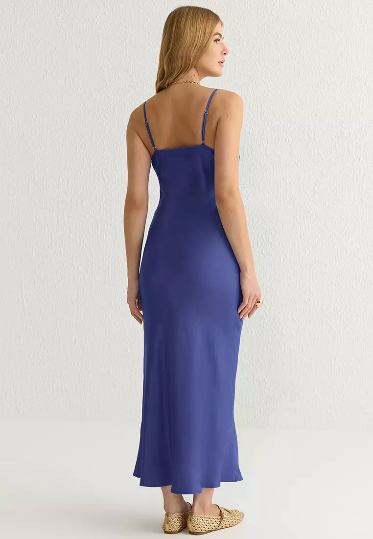 Buy Trendyol Satin Slip Dress 2026 Online | ZALORA