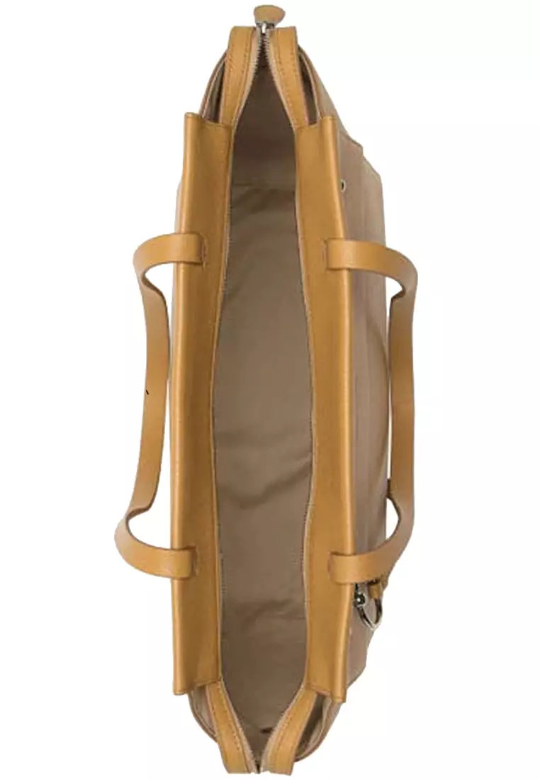 Buy REBECCA MINKOFF Gabby Leather Tote Bag in Cool Tan CU22EGAT38 ...