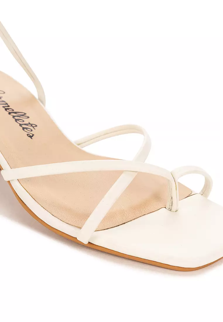 Buy CARMELLETES Strappy Toe Ring Block Heels 2024 Online | ZALORA ...
