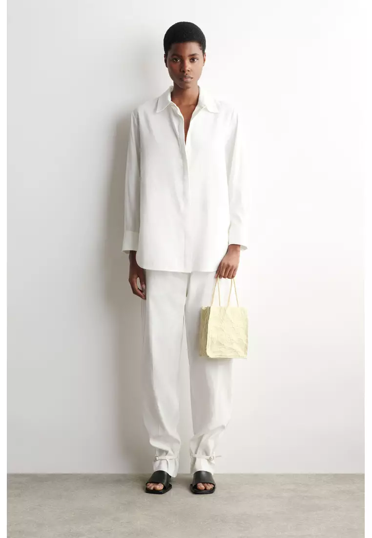 Buy COS MINI CRINKLED TOTE BAG 2026 Online | ZALORA