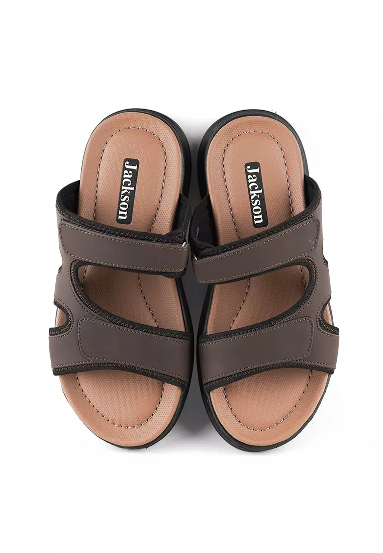 Jual Jackson Jackson Yoke 1JSS Coffee- Sandal Two Strap Slide Original ...
