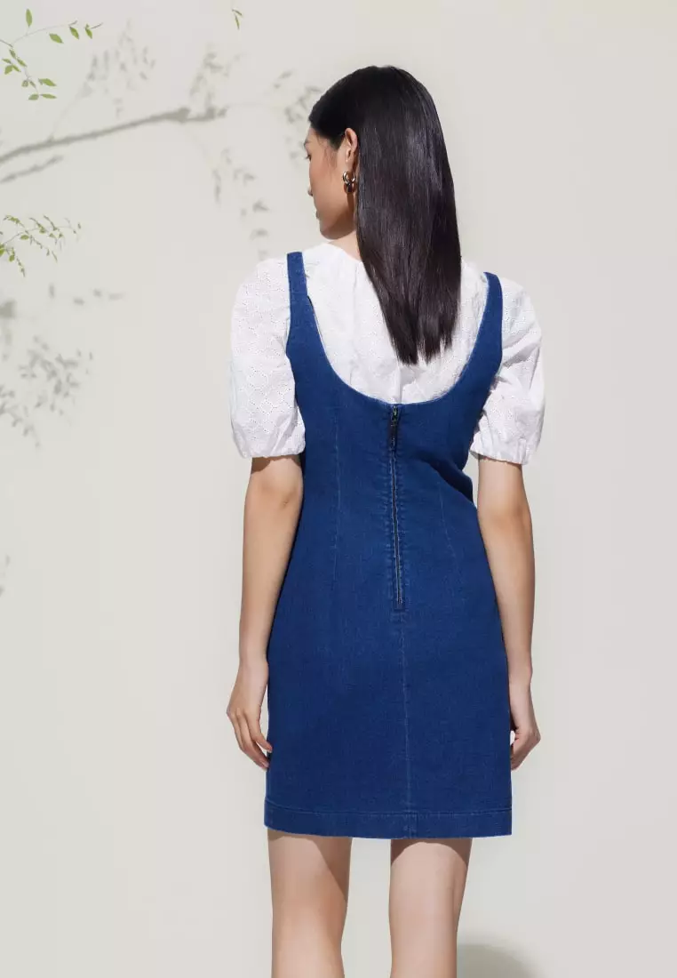 Buy G2000 G2000 Denim Pinafore Dress 2025 Online | ZALORA