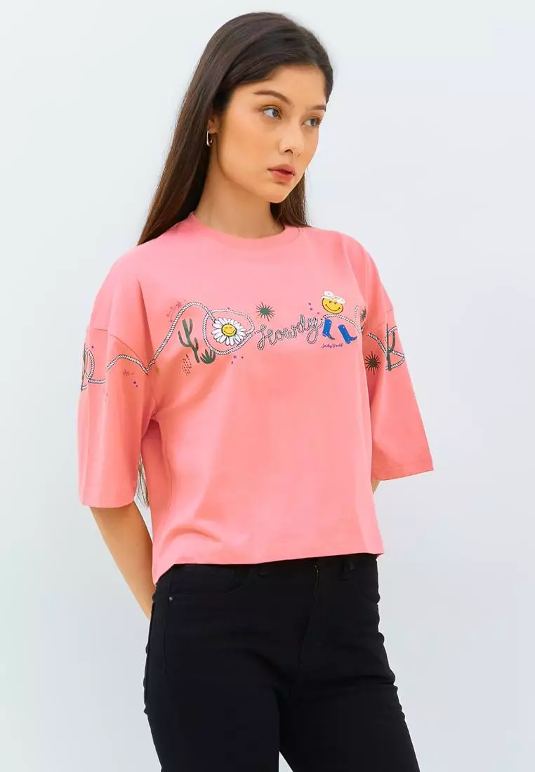 Jual Emba Ladies Emba Ladies | SmileyWorld - T-shirt Oversize Material ...