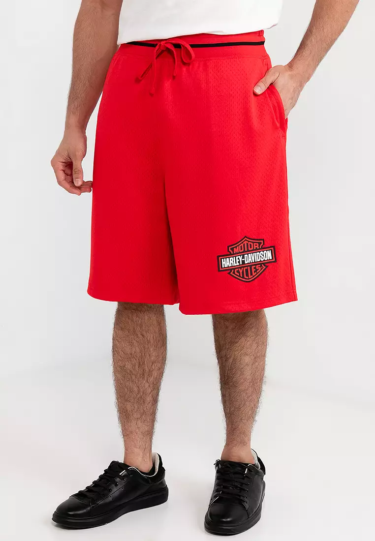 Jual Harley-Davidson Harley-Davidson Boiling Point Mesh Shorts Original 2024 | ZALORA Indonesia