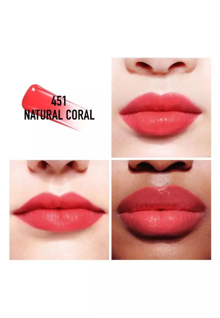Buy Dior Dior Addict No-Transfer Lip Tint 451 Natural Coral 2025 Online ...
