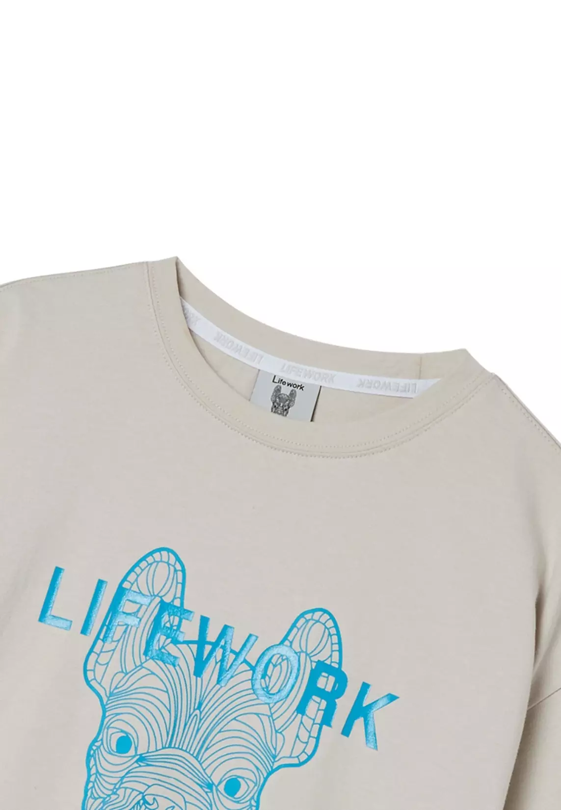 Jual LIFEWORK Turns Radog Tshirt - Light Grey Original 2025 | ZALORA ...