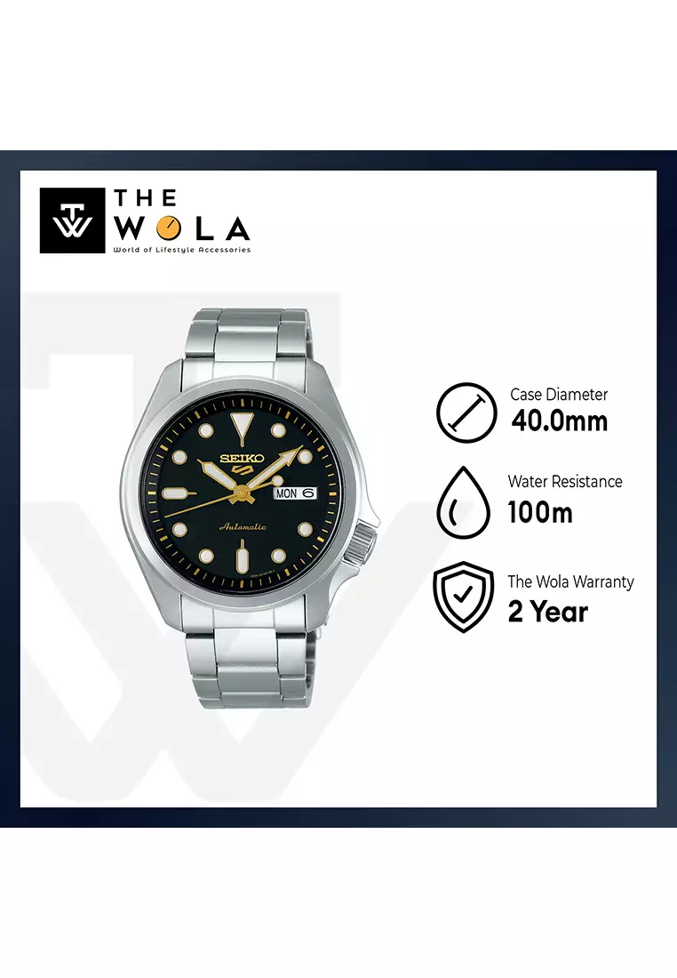 Seiko Seiko 5 Sports SRPE57K1 Superman Automatic Men's Watch | Gold ...