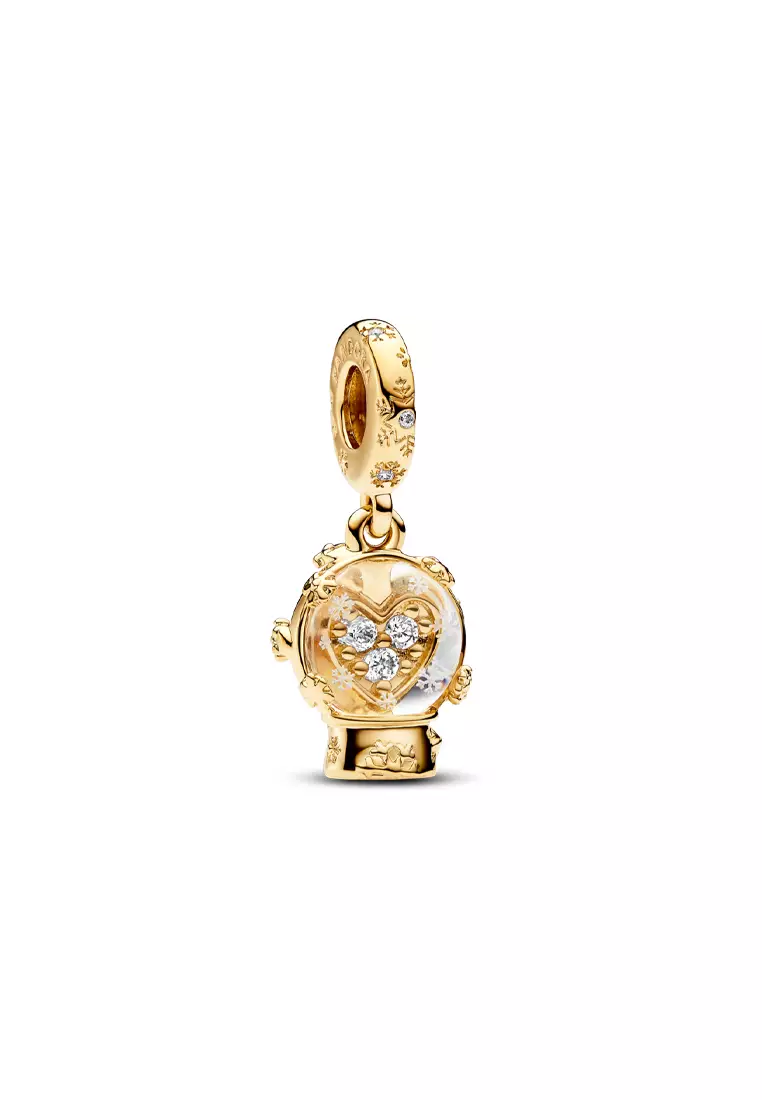 Buy PANDORA Pandora Heart Snowflake Snow Globe Dangle Charm Online ...