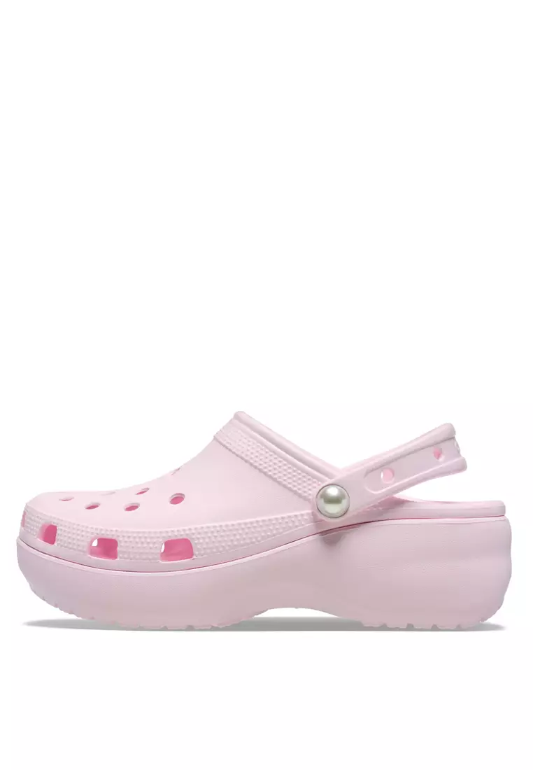Buy Crocs Classic Platform Pearl Clogs 2025 Online | ZALORA