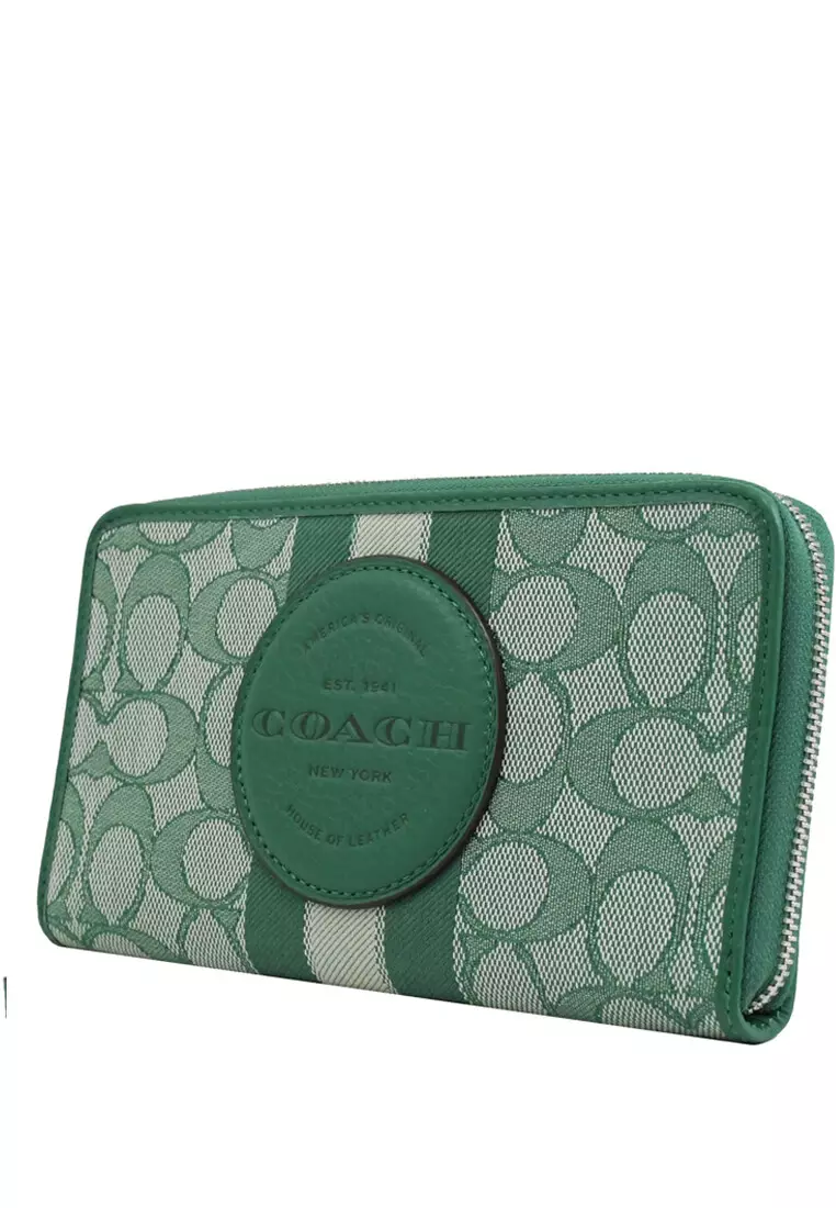 Coach Dempsey Large Phone Wallet In Signature Jacquard With Stripe And ...