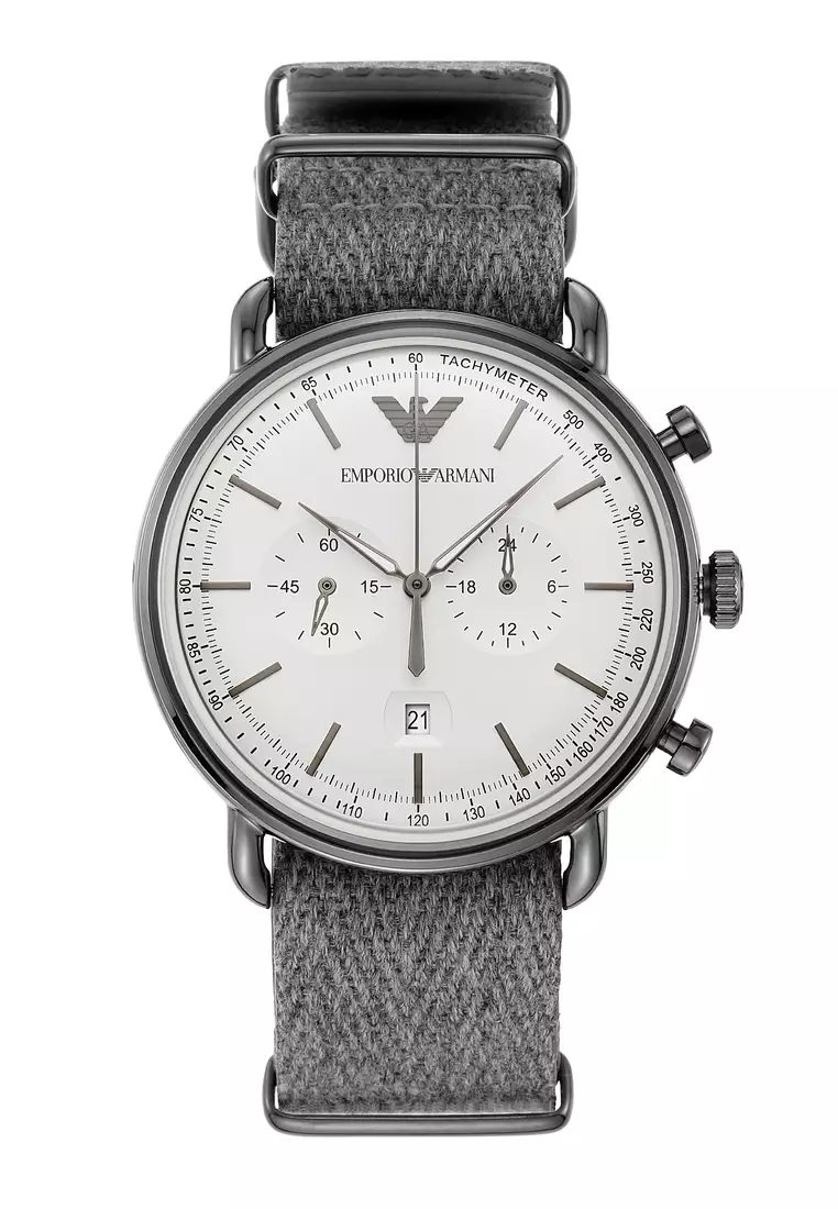 Buy Emporio Armani Chronograph Nato Watch AR11240 2025 Online | ZALORA