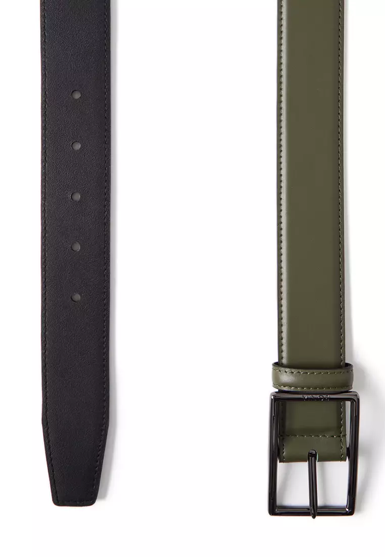 Buy BONIA Burnt Green Colt Non-Reversible Leather Belt Online | ZALORA ...