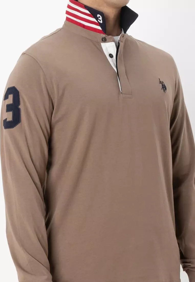 Jual US POLO ASSN Flag Polo Long Sleeves Shirt Original 2025 | ZALORA Indonesia