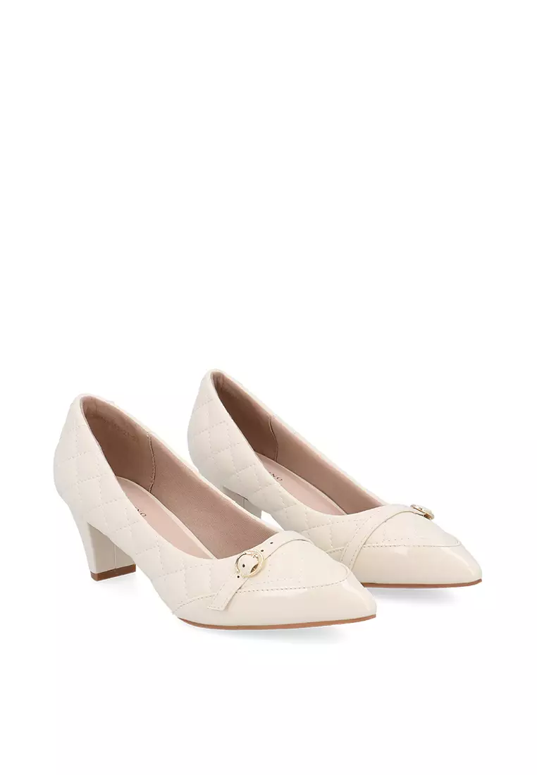 Buy Carlo Rino Beige Josie Pumps 2025 Online | ZALORA Philippines