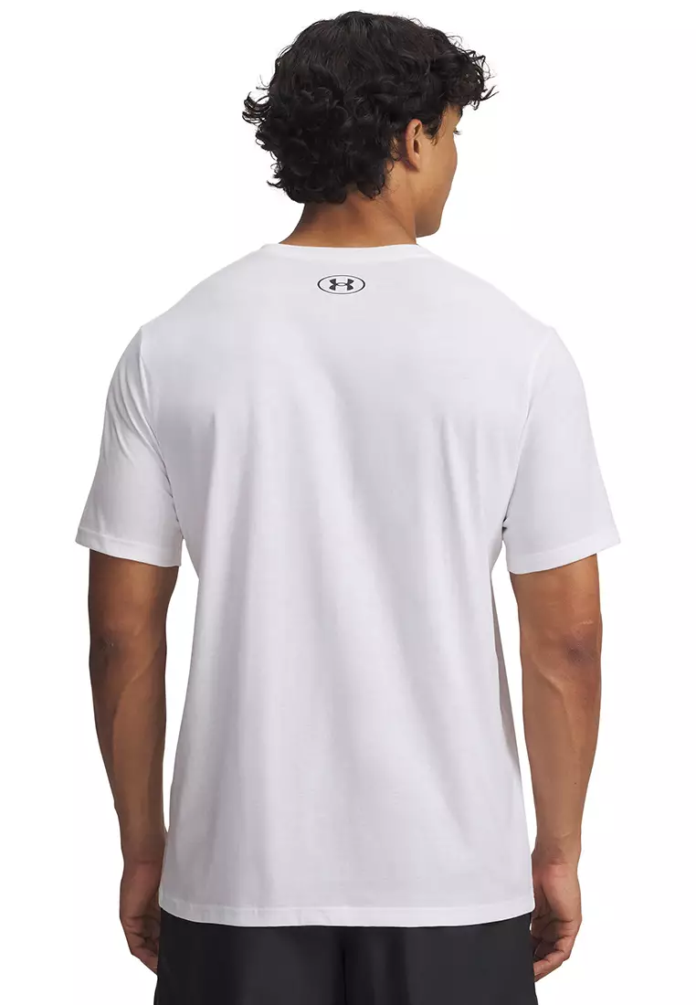 Buy Under Armour Printed Woven Label Short Sleeves T-Shirt 2026 Online ...