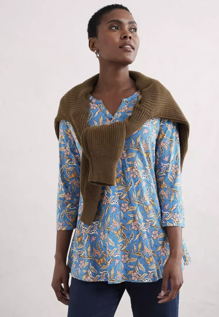 Buy Seasalt Cornwall Seasalt Cornwall Blue Risso Top 2025 Online ...