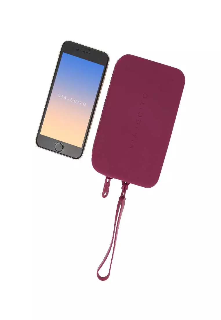 Buy Viajecito Compact Travel Pouch Mini - Berry 2026 Online | ZALORA ...