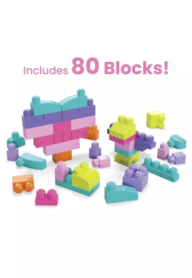 Buy Megabloks Mega Bloks 80-piece Big Building Bag Blocks For Toddlers ...
