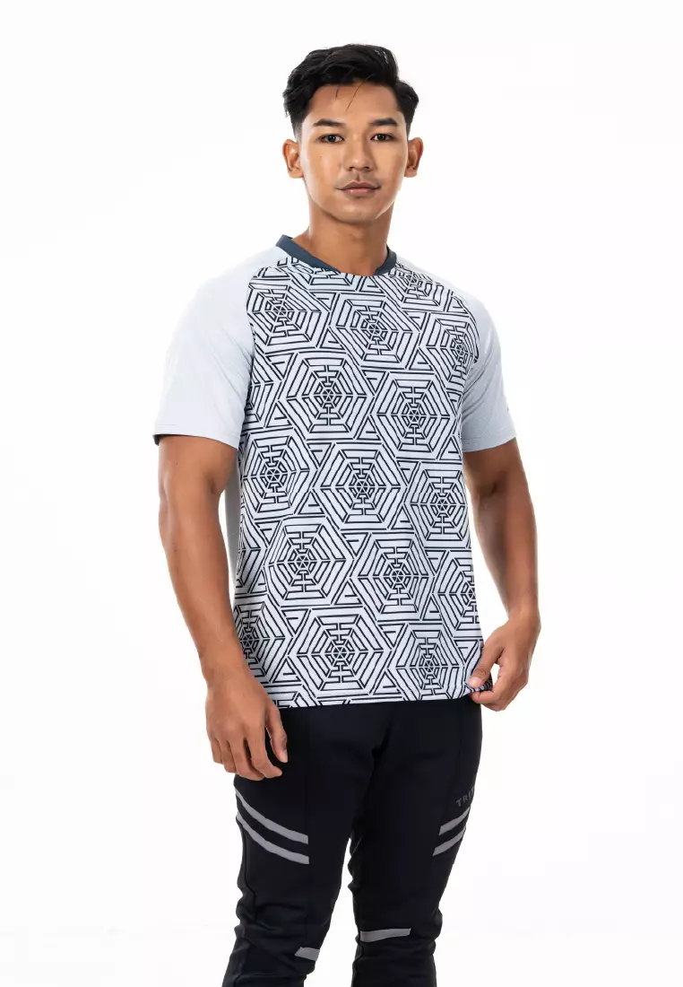 Buy TRITONI Performance Casual Tritoni Printed Jersey 2025 Online | ZALORA Philippines