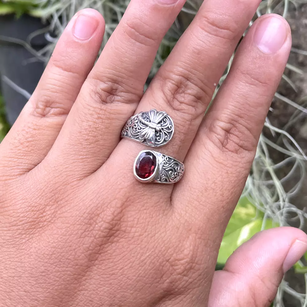 Jual Kusuma Silver Cincin Ring Perak Silver Bali Asli 925 Ukir ...