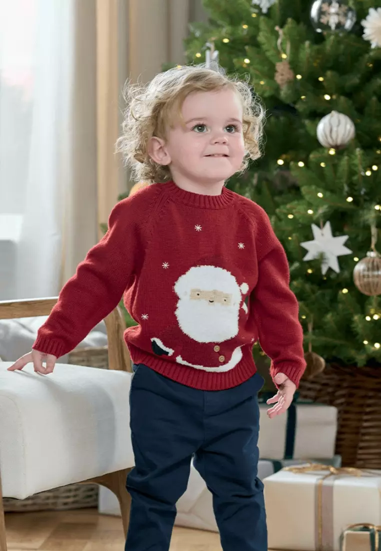 Buy Mamas and Papas Santa Christmas Jumper 2026 Online | ZALORA Philippines