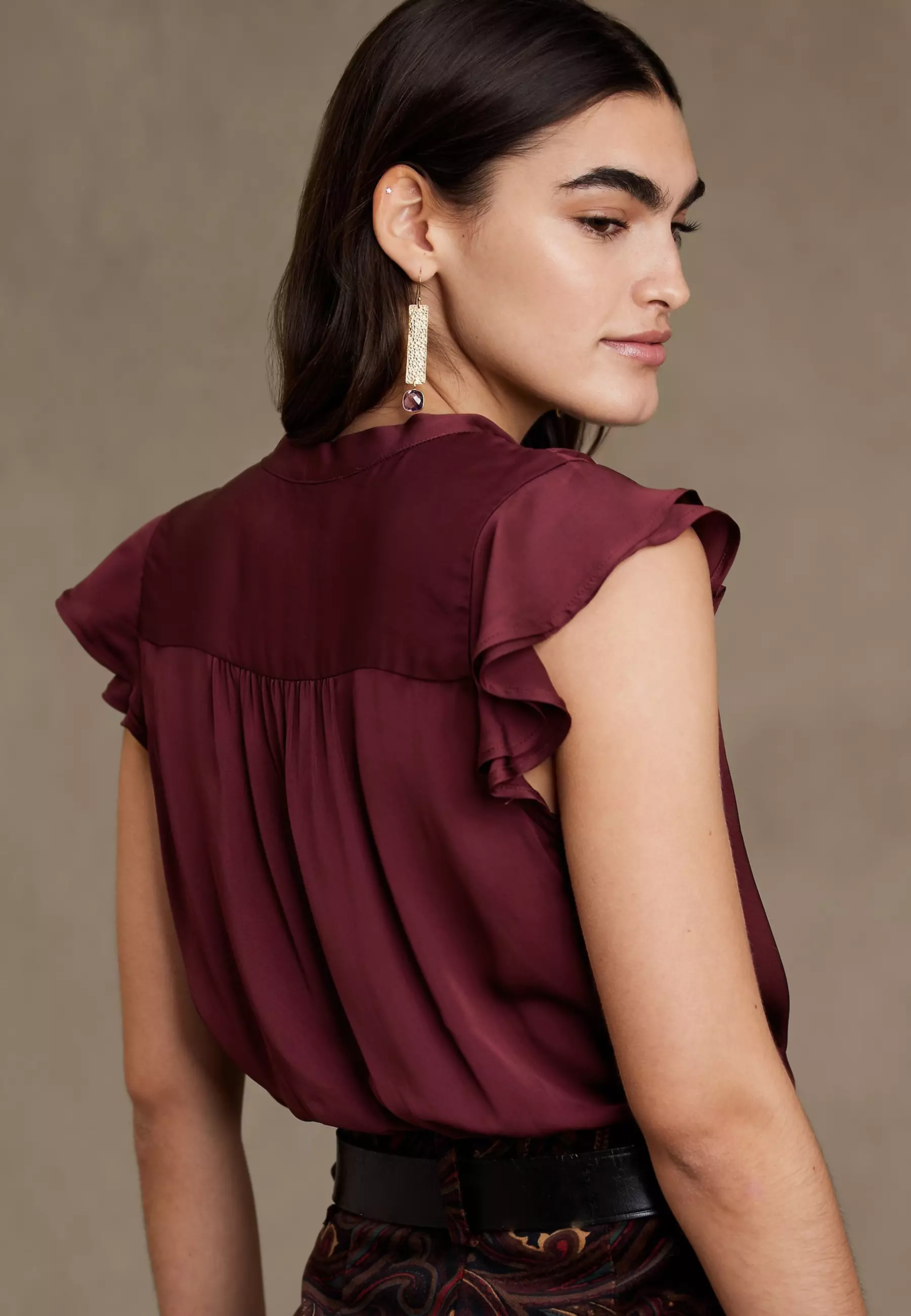 Jual Banana Republic Tie Neck Top Original 2024 Zalora Indonesia