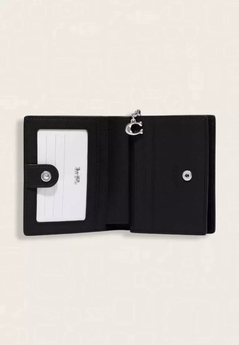 Jual Coach Coach Snap Wallet With Spotted Animal Print Chalk Multi ...