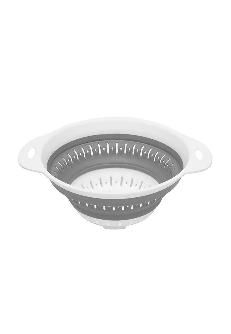 Buy MakeRoom Home Basics Small Collapsible Colander, Grey 2024 Online ...