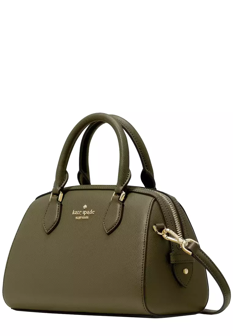 Kate Spade Madison Saffiano Leather Duffle Crossbody Bag in Seaweed ...