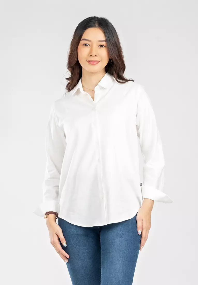 Jual C2 Outfitters C2 Fulkin Ecru Kemeja Casual Wanita Original 2025 ...