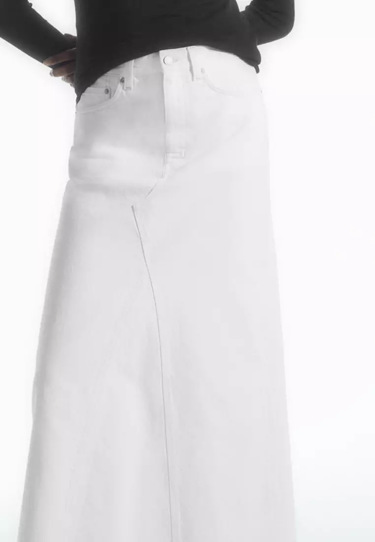 Buy Cos Panelled Denim Maxi Skirt 2025 Online Zalora Philippines