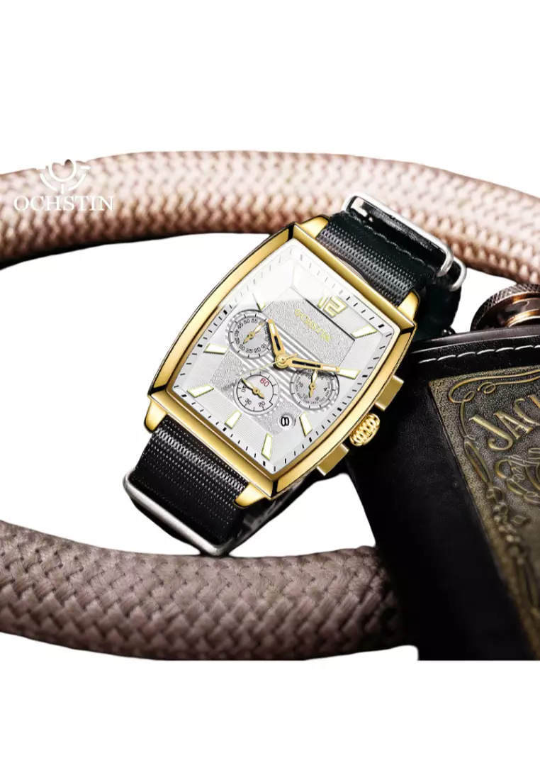 Buy OPCHIC Square Classic Needle Nylon Quartz Watch 2025 Online ...