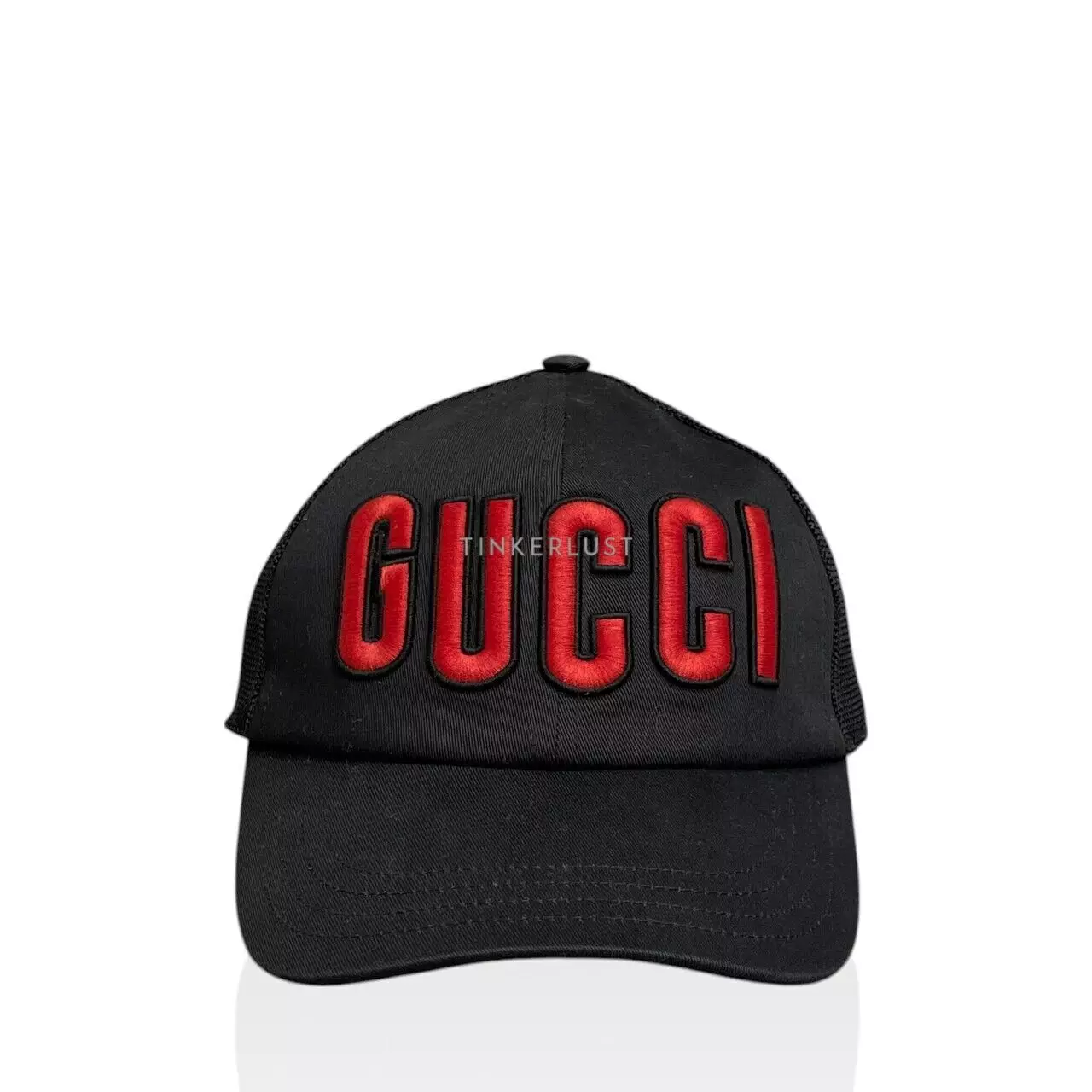 Jual Gucci [PRELOVED] Gucci Logo Black Canvas Baseball Cap Original ...