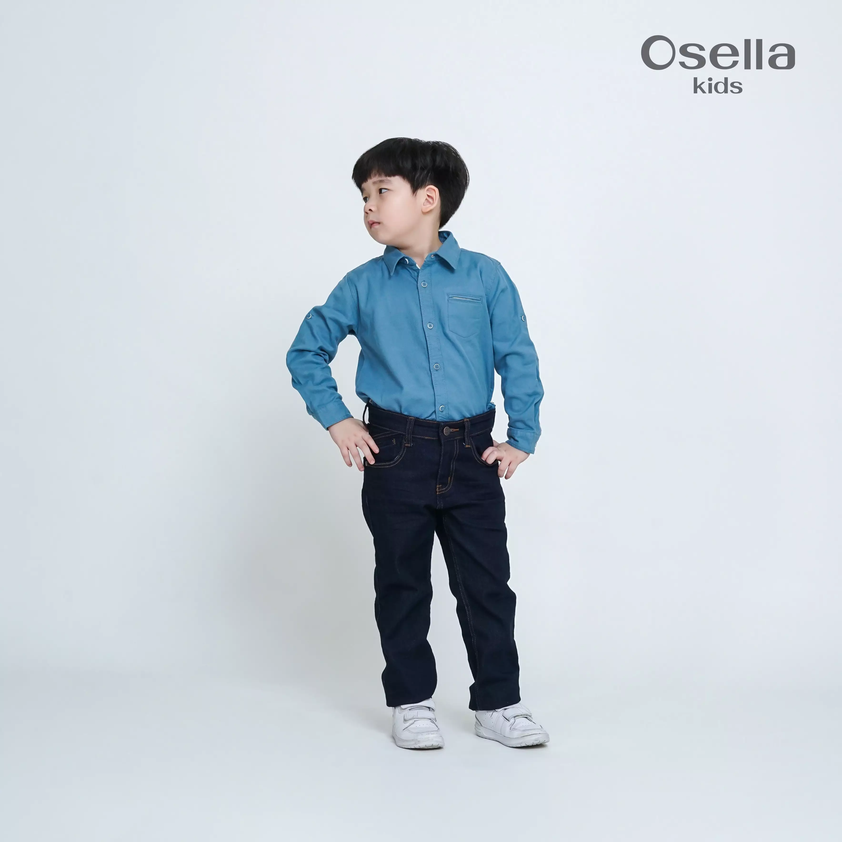 Jual Osella Kids Osella Kids Warren Regular Denim Long Pants 128O6602A3 ...