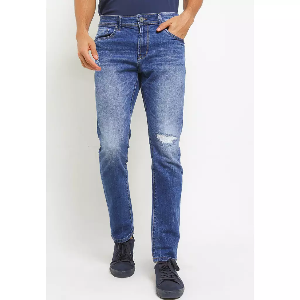 Jual TRIPLE TRIPLE Celana Jeans Stretch Slim Fit (94 828 02 BCF ...