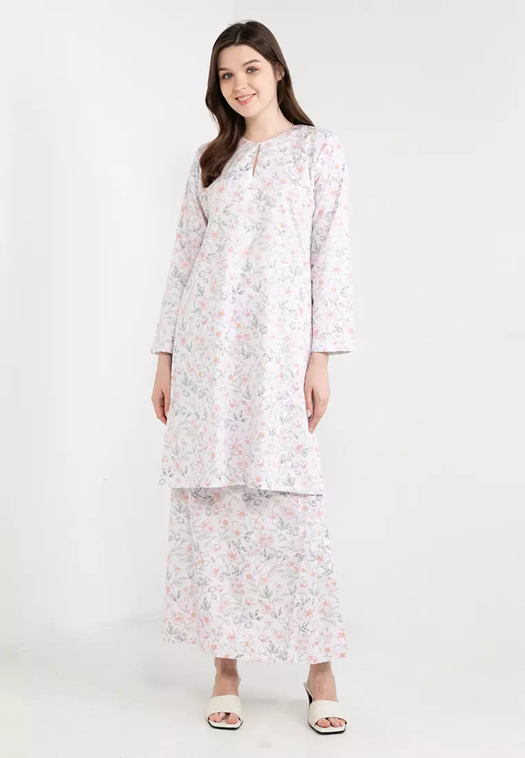 Buy Butik Sireh Pinang Baju Kurung Pahang Melati Online | ZALORA Malaysia